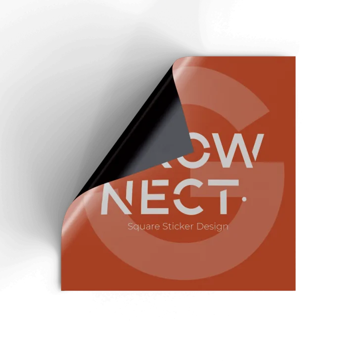 Sticker square design - GrowNect® - We design, create, improve and ...