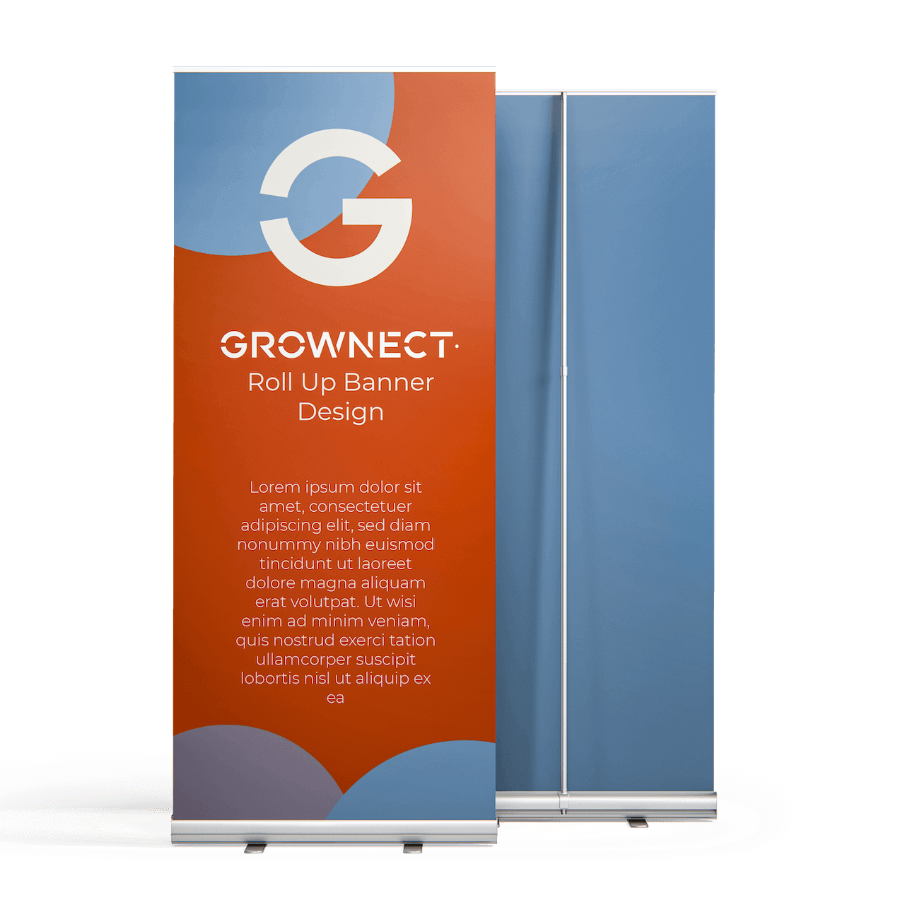 Roll-up banner design - GrowNect® - We design, create, improve and ...